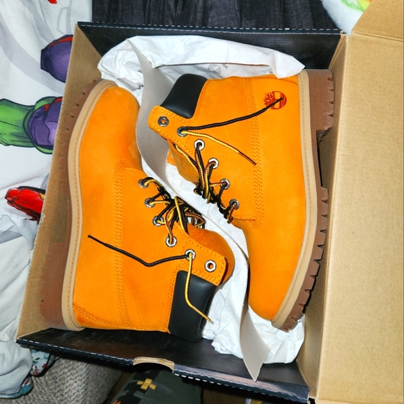 Timberland | Shoes | Timberland Premium Bright Orange Nubuck Boots ...